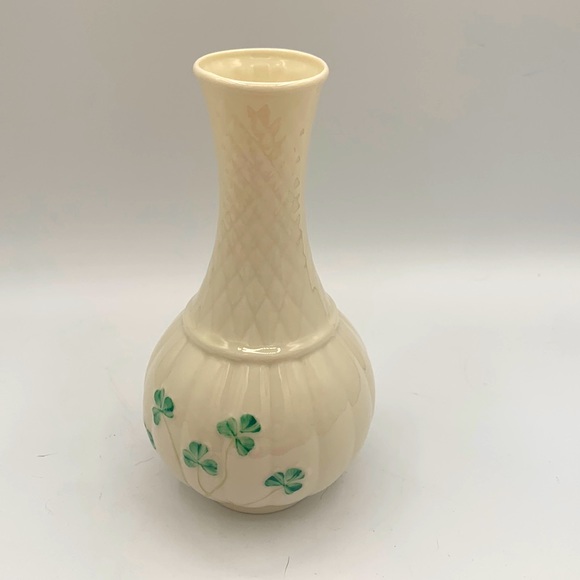 Belleek | Accents | Belleek Bud Vase Seventh Goldbrown Mark | Poshmark